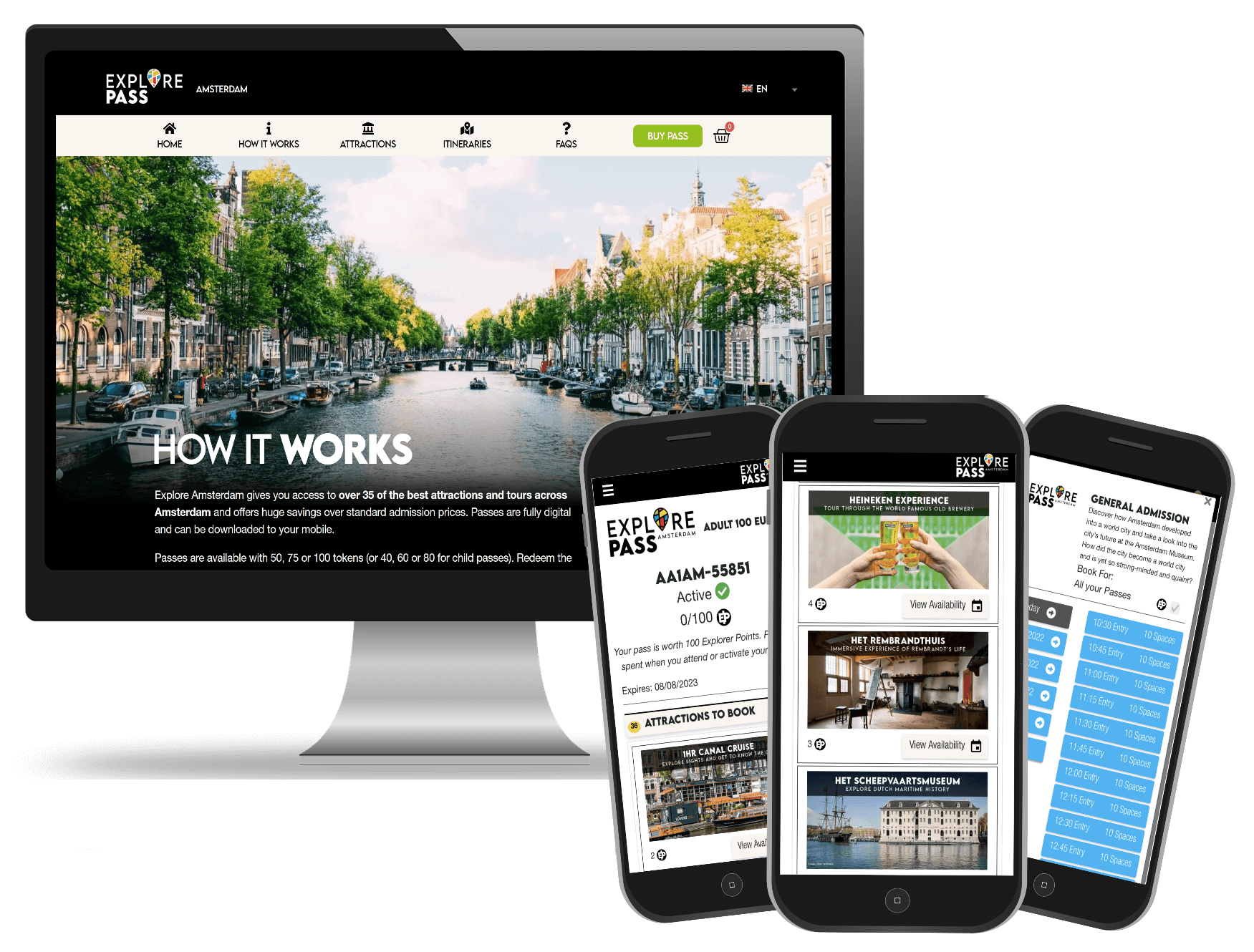 Multi-Attraction Passes - with Open Pass