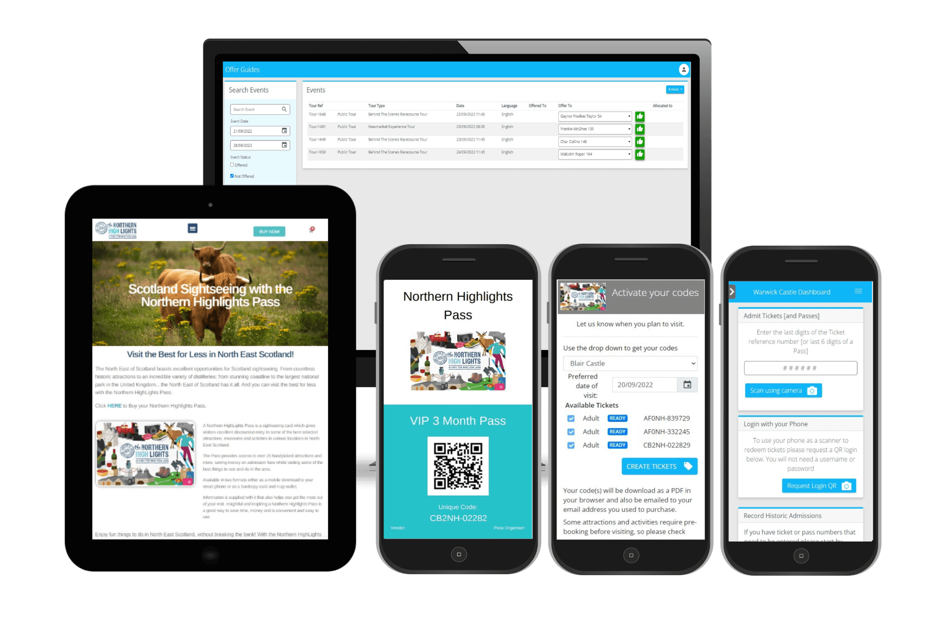 Multi-Attraction Passes - with Open Pass